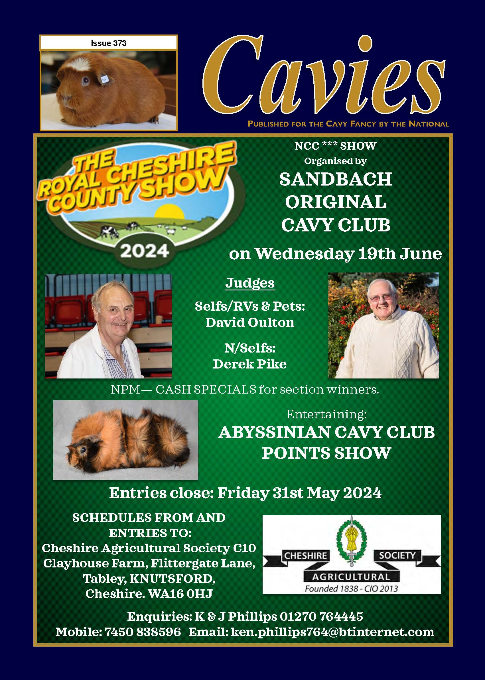 No.373 April/May 2024 - National Cavy Club