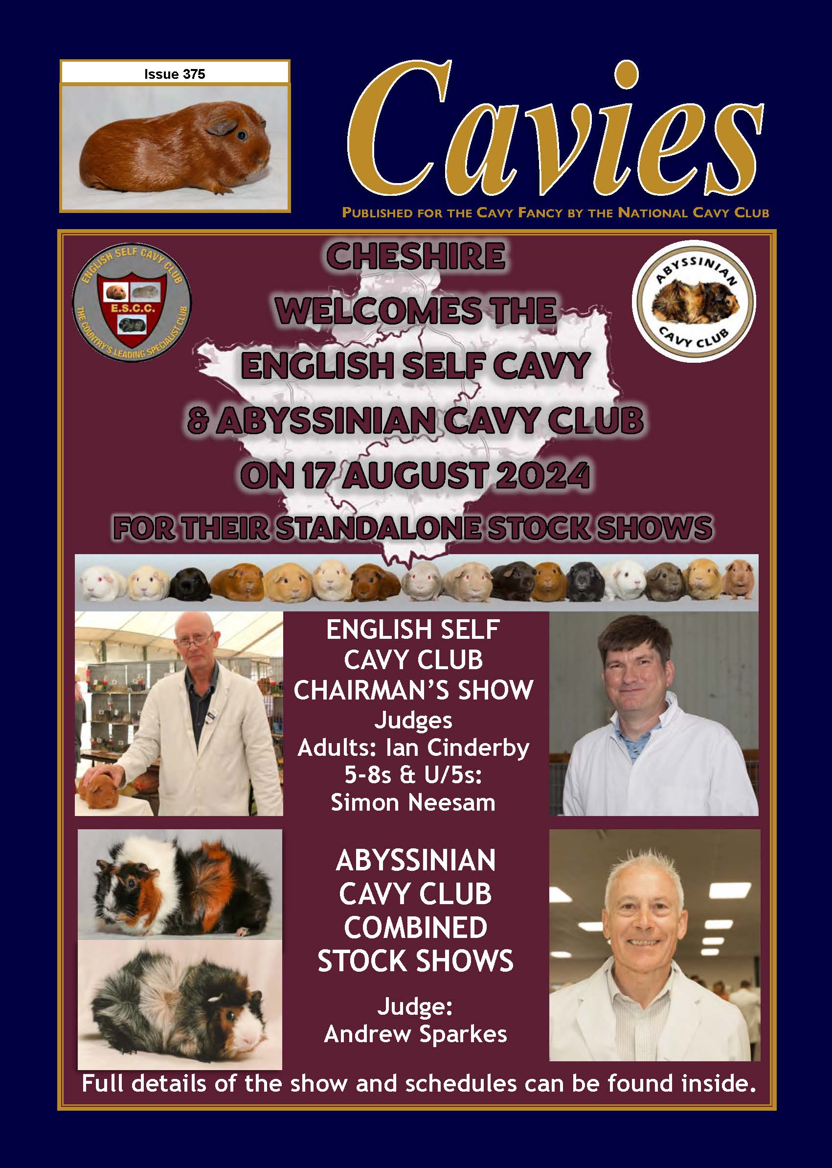 No.375 July 2024 - National Cavy Club