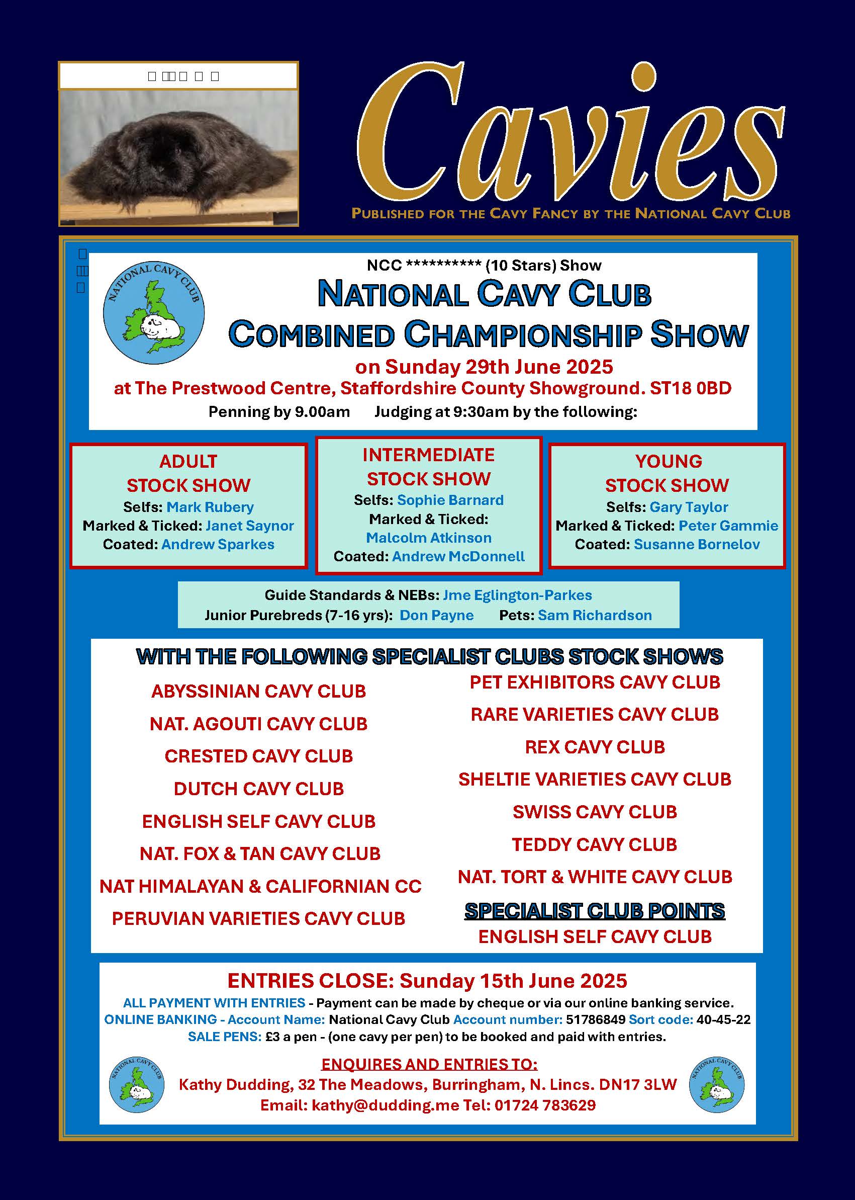 No.383 May 2025 - National Cavy Club